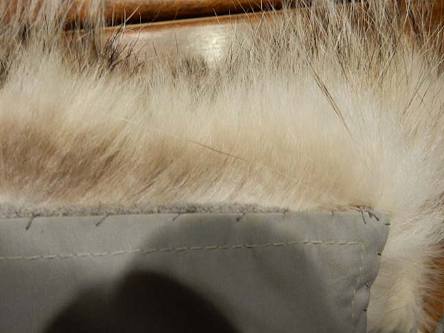 Whipstitch this encased fur strip to the funnel portion of the hood on ...